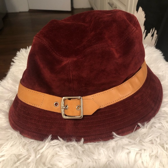 Coach | Accessories | Coach Leather Bucket Hat | Poshmark